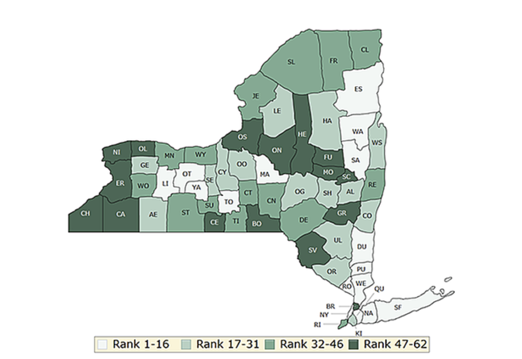 2018 County Health Rankings – NYSARH